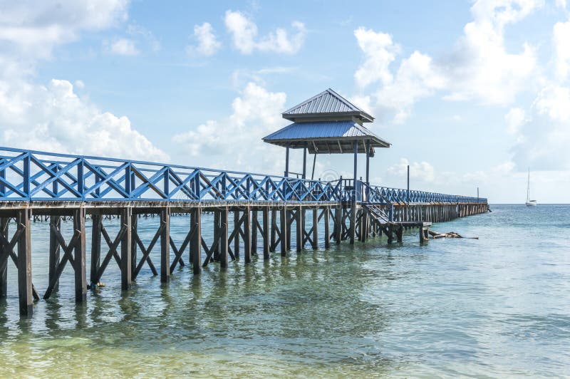 Jetty beach stock photo. Image of holiday, blue, malaysia - 58158016