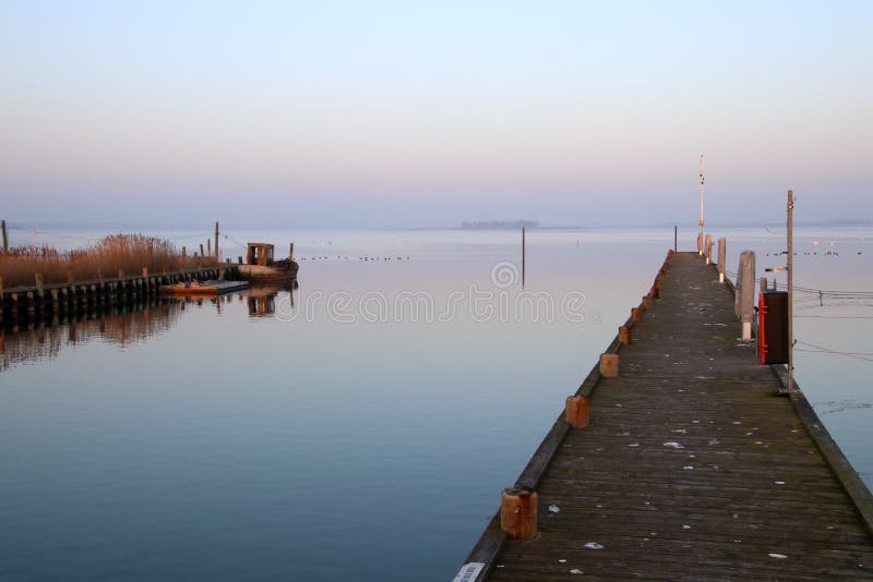 Jetty in the Beautiful Inlet Stock Photo - Image of water, blue: 90533012
