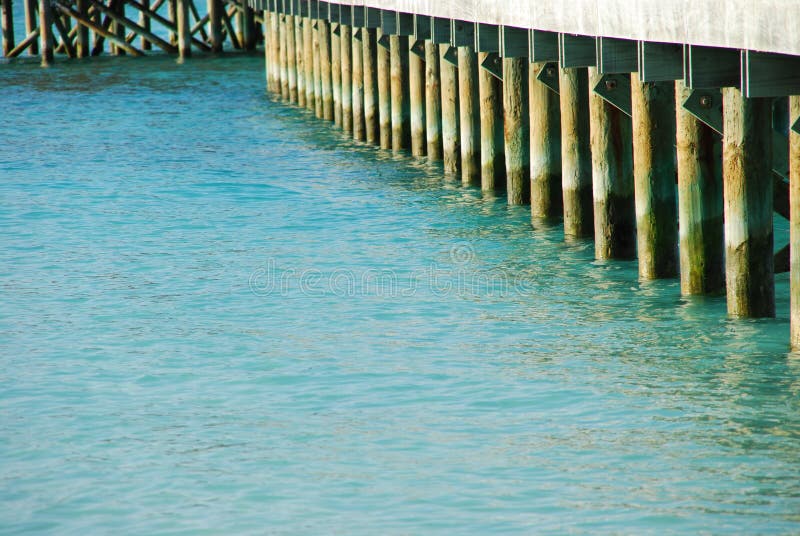 Jetty bridge stock photo. Image of bridge, atoll, beach - 10829932