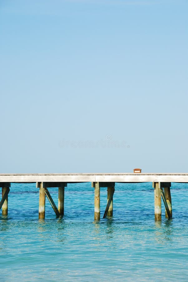Jetty bridge stock image. Image of tranquil, travel, resort - 10829945