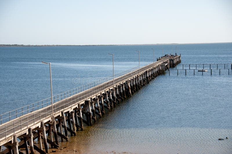 Jetty in Ceduna stock image. Image of sunset, holiday - 252492525