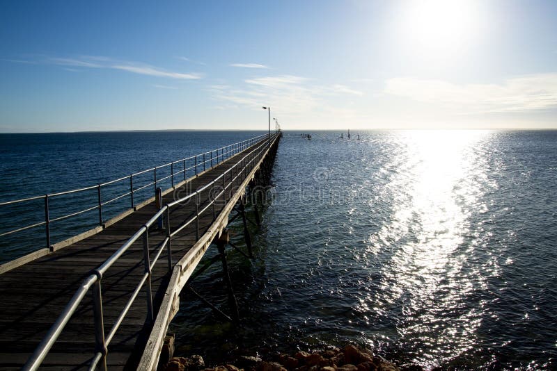Jetty in Ceduna stock image. Image of jetty, historic - 264735995