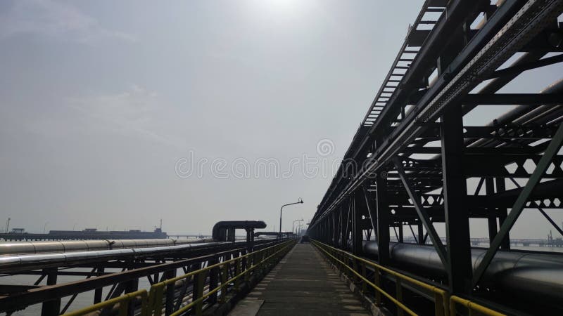 Jetty Construction with Piperack Stock Photo - Image of jetty, piperack ...