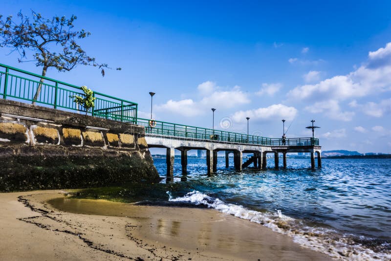 Jetty in Front of Beaulieu House, Sembawang Park, Singapore. Stock ...