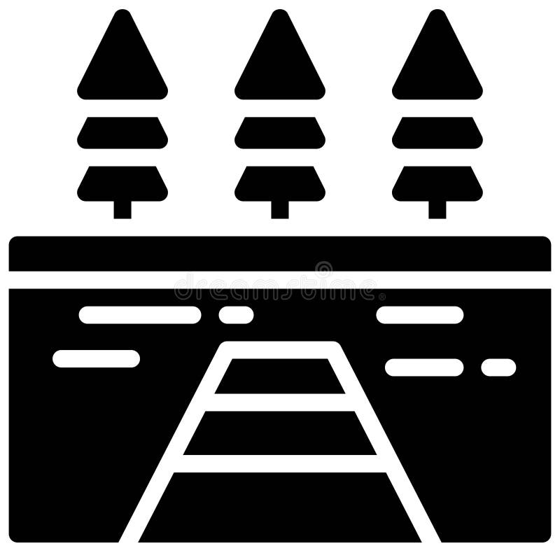 Jetty and Lake Icon, Summer Vacation Related Vector Stock Vector ...