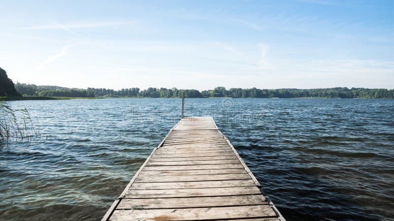 Jetty on a Lake stock photo. Image of maritime, scene - 32911094