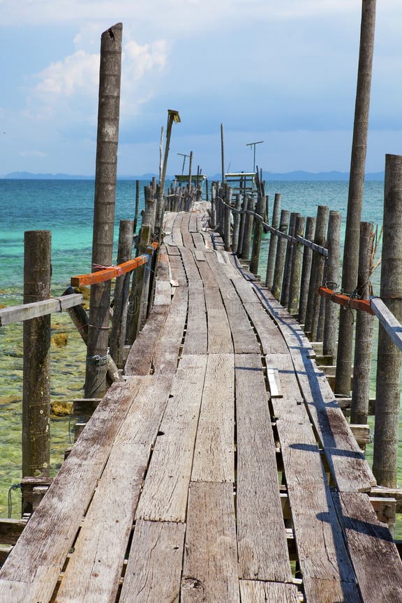 Jetty in paradise. stock image. Image of blue, landscape - 20940457