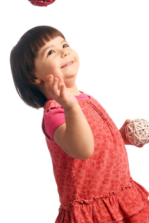 Jeu avec des billes photo stock. Image du enfance, espiègle - 16036412