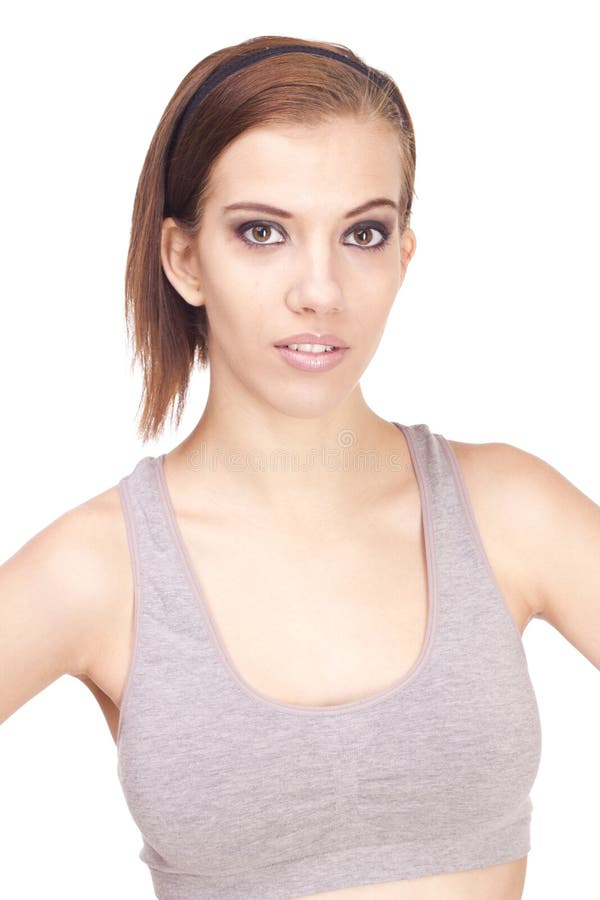 Belle Femme De Forme Physique Faisant L'exercice Image stock - Image du ...