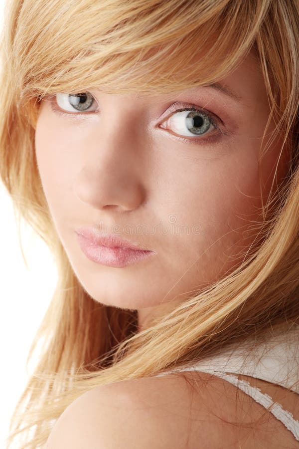 Belle Verticale Blonde Image Stock Image Du Normal Brun 8670407