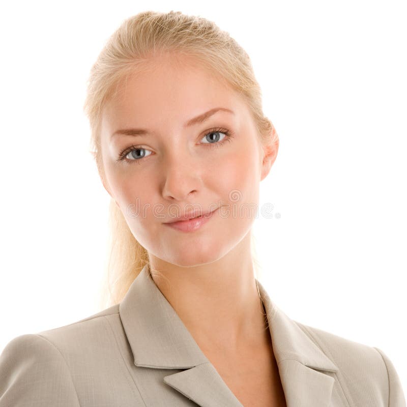 Jeune femme d'affaires photo stock. Image du utile, aide - 31681192