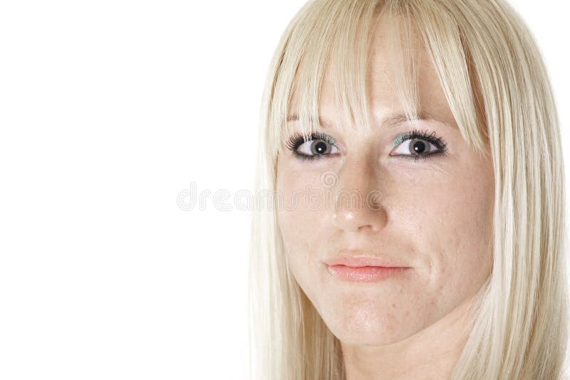 Jeune femme paisible photo stock. Image du regard, charmer - 11452106