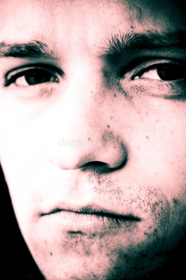 Jeune homme triste image stock. Image du songeur, sérieux - 2795553