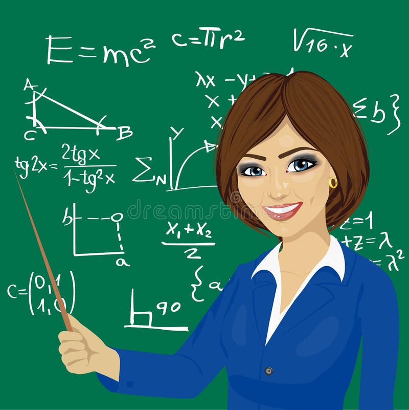 Professeur De Maths 3D Avec La Calculatrice Et L'abaque Illustration Stock - Illustration du ...