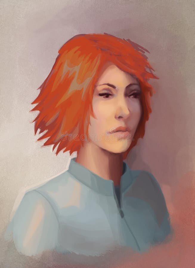 Femme Rousse Stock Illustrations, Vecteurs, & Clipart – (8,765 Stock ...