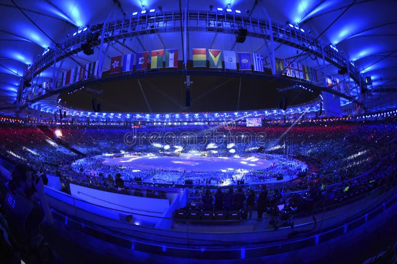 Jeux Olympiques Rio 2016 photographie éditorial. Image du symbole ...