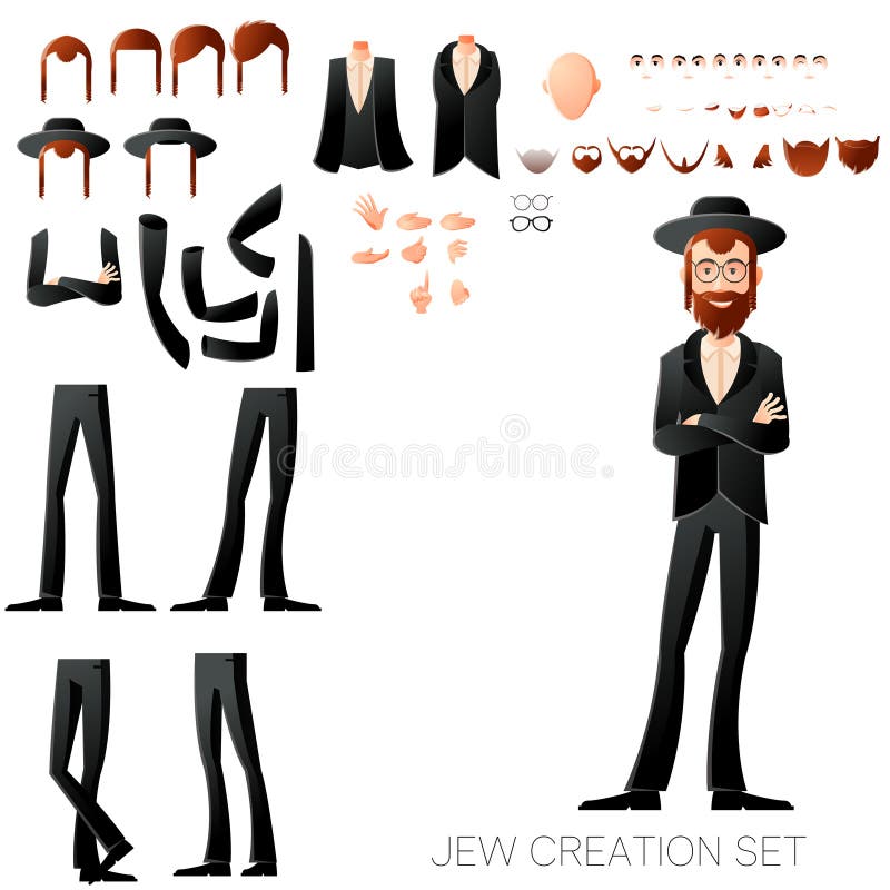 Create character set stock vector. Illustration of custom - 105461075