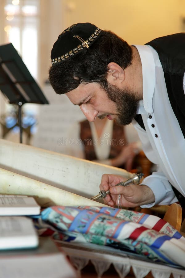 The reading Torah editorial stock image. Image of book - 15045019