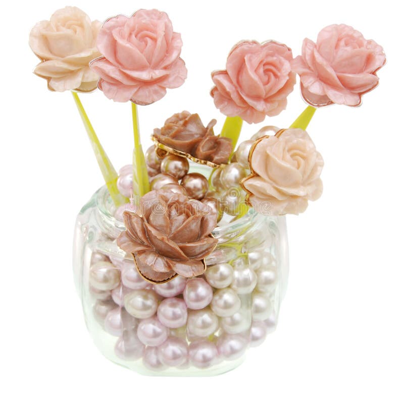 Jewel rose stock image. Image of gift, jewelry, beads - 22802937