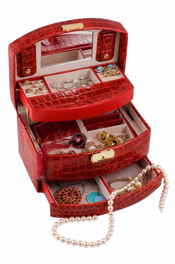 Jewellery box stock image. Image of precious, tier, brooch - 6363835