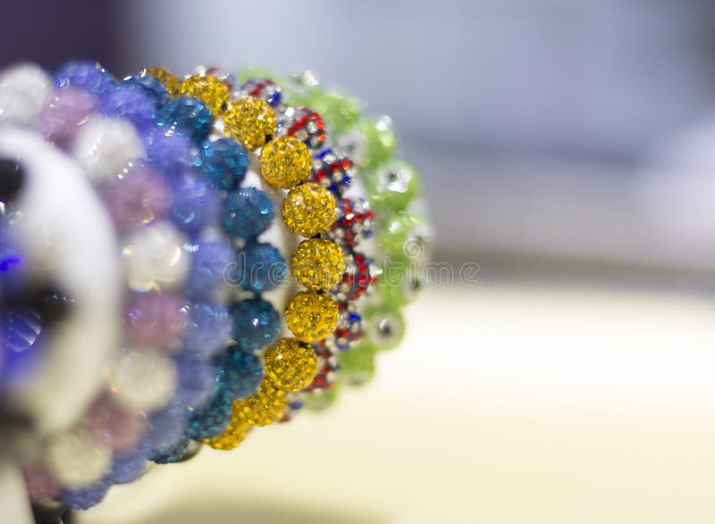 Jewellery Elements on Showcase Stock Photo - Image of necklace, design ...