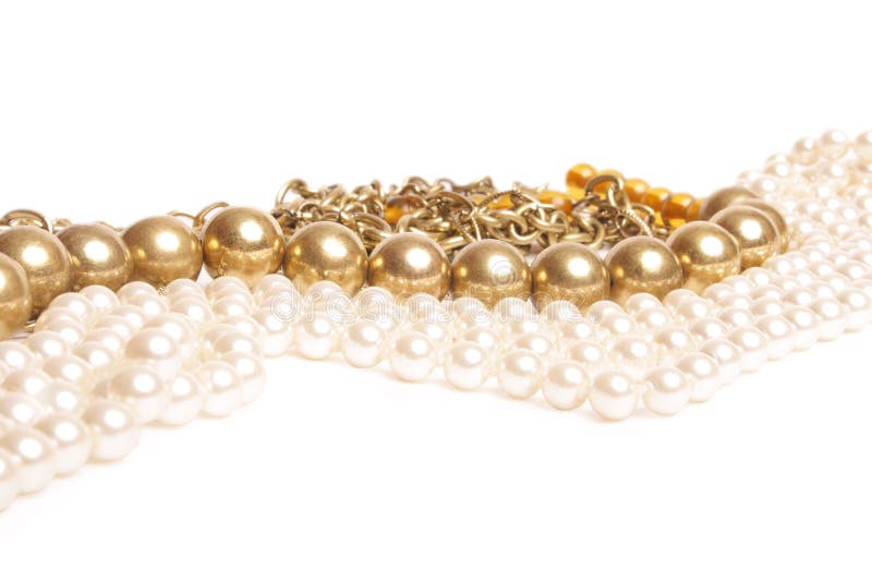 Strings of colorful pearls stock image. Image of shines - 33039637