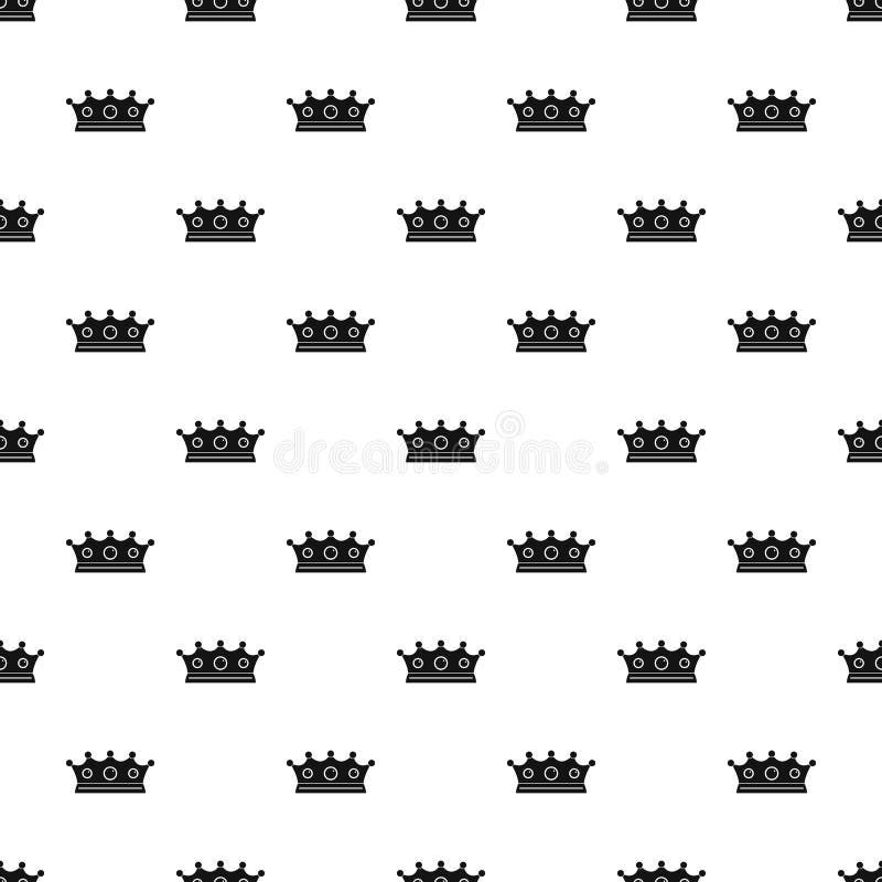 Jewelry Crown Pattern Vector Stock Vector - Illustration of jewelry ...