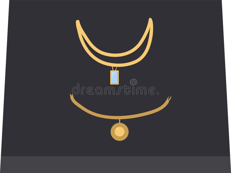 Jewelry Display Case stock illustration. Illustration of glass - 352491095