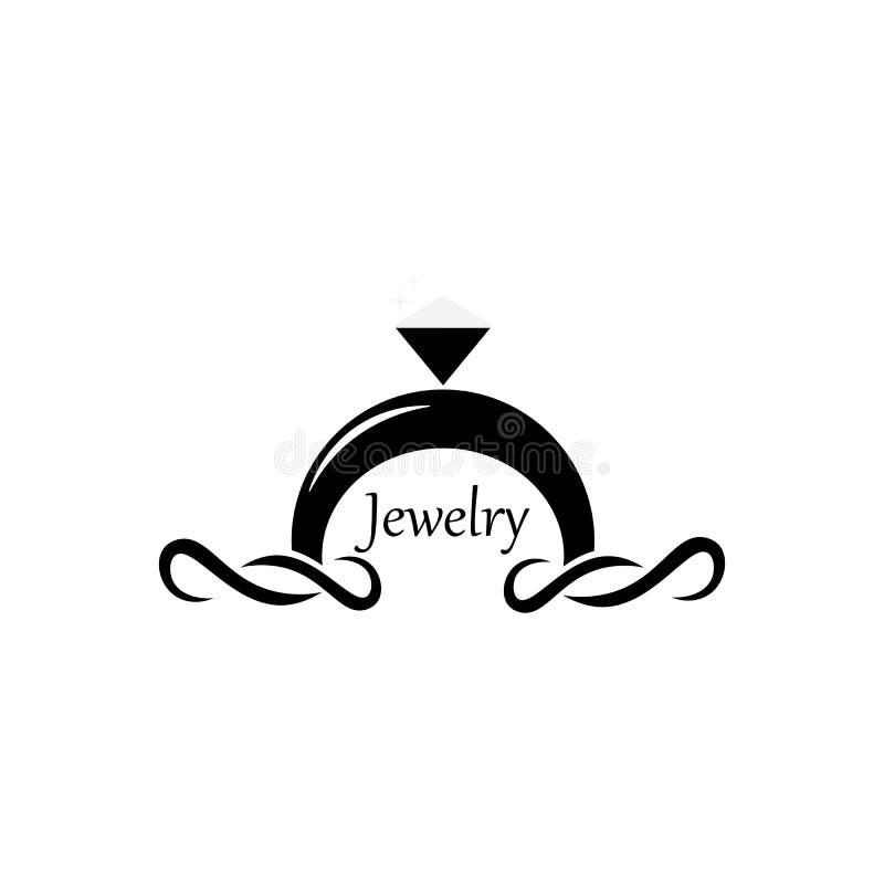 Jewelry icon logo vector stock vector. Illustration of love - 232609741