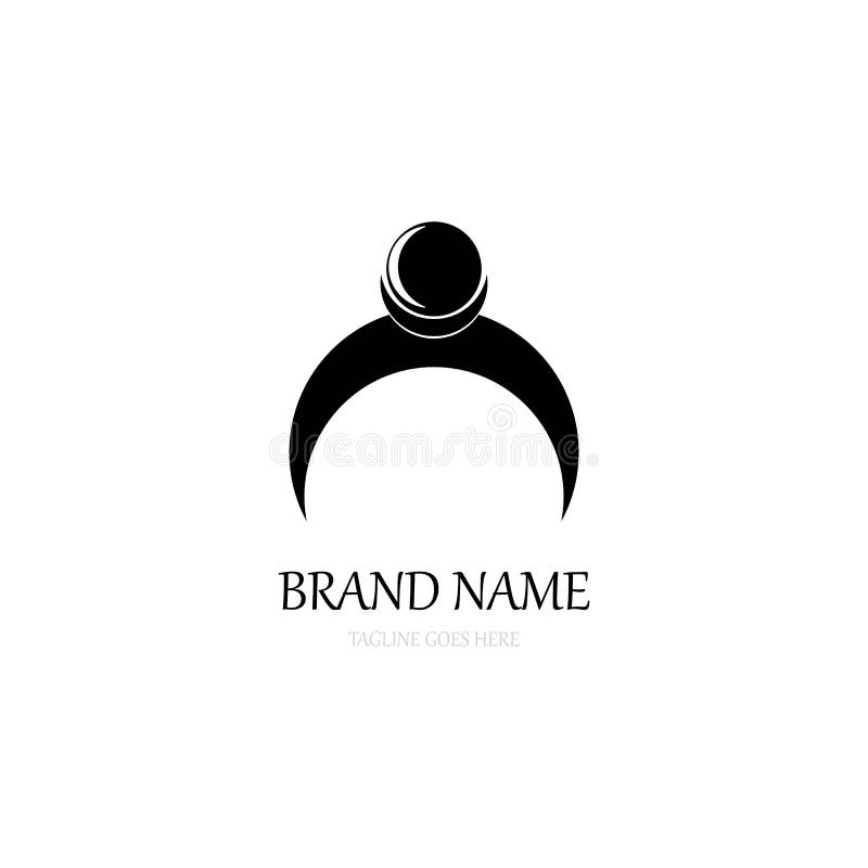 Jewelry icon logo vector stock vector. Illustration of simple - 232609744