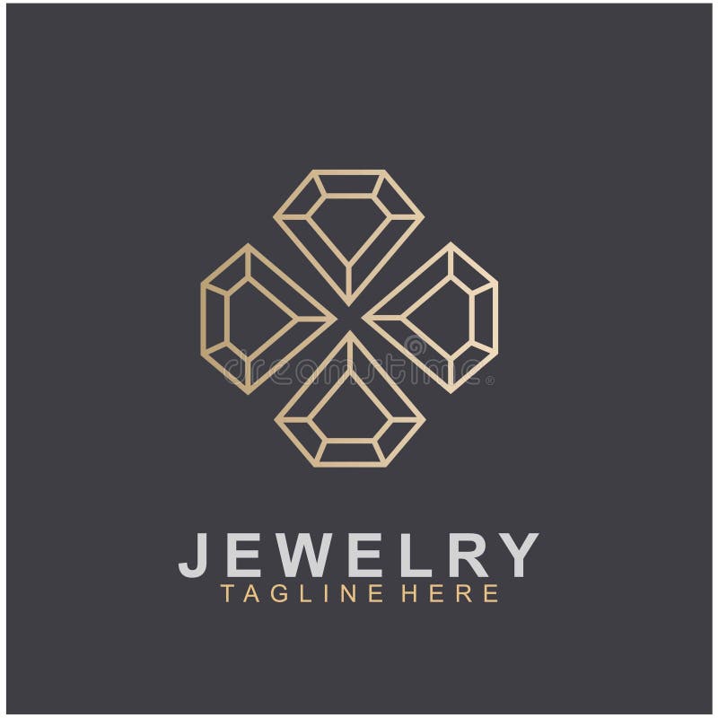 Jewelry Logo Abstract Design Stock Vector - Illustration of fashion ...