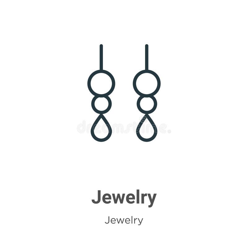 Jewelry Icon in Filled, Thin Line, Outline and Stroke Style. Vector ...