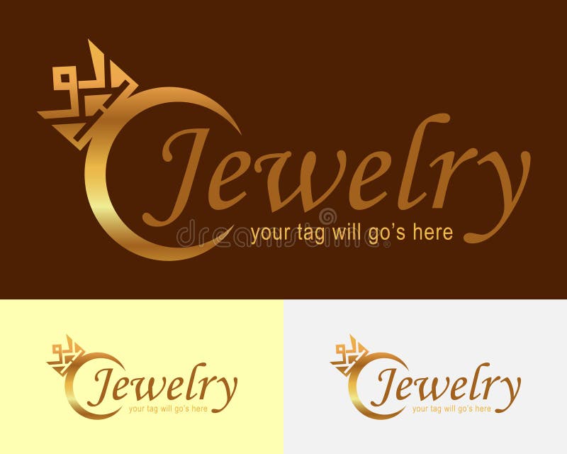 Jewelry Ring Logo Design Vector Stock Vector - Illustration of brand ...