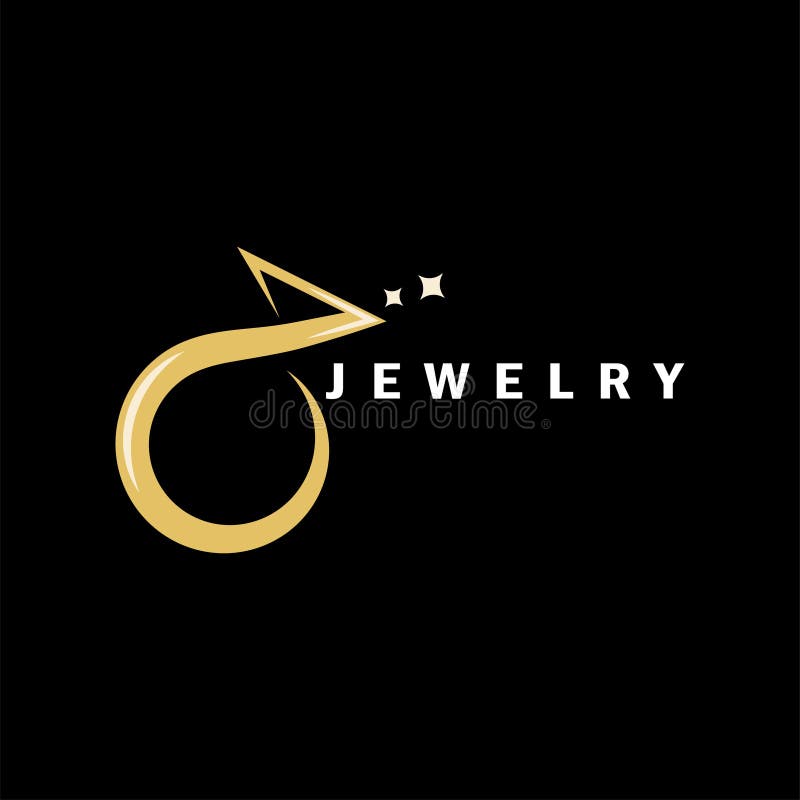 Jewelry Ring Logo Icon Vector Concept Design Template Stock Vector ...