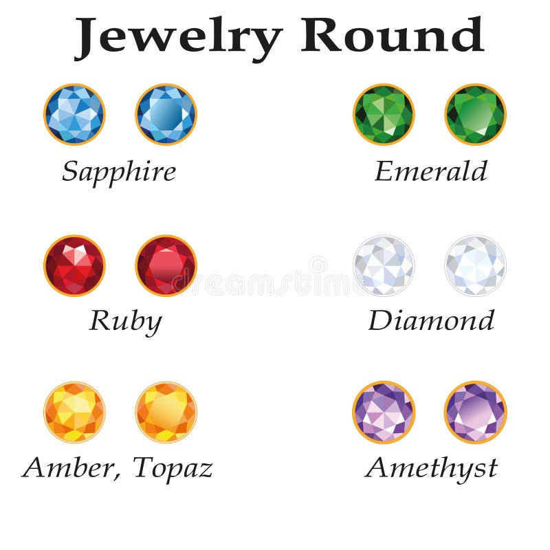 Ruby Set Isolated Objects Stock Illustrations – 111 Ruby Set Isolated Objects Stock ...