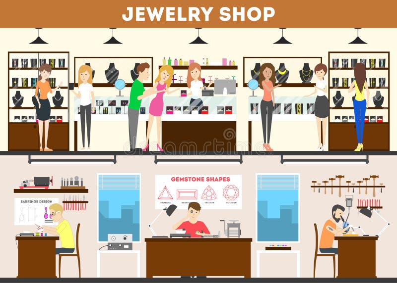 Cartoon Store Interior Stock Illustrations – 8,893 Cartoon Store ...
