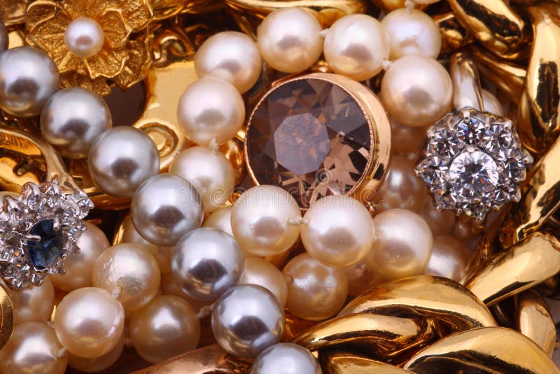 Jewelry treasure stock image. Image of glimmering, collection - 4364269