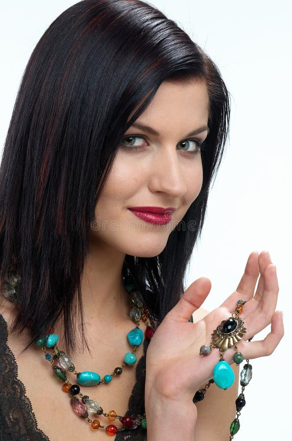 Jewels stock photo. Image of bead, natural, grin, fashionable - 2695606