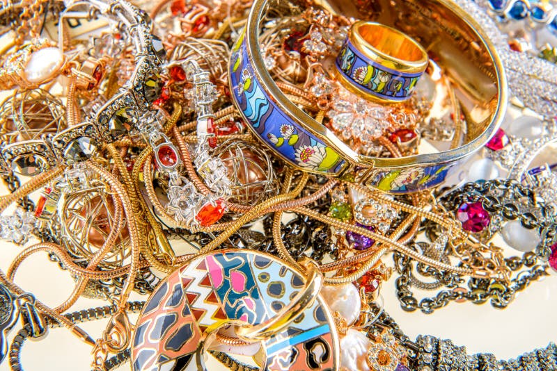 Jewels and Precious Gemstones Stock Image - Image of gifts, abundance ...