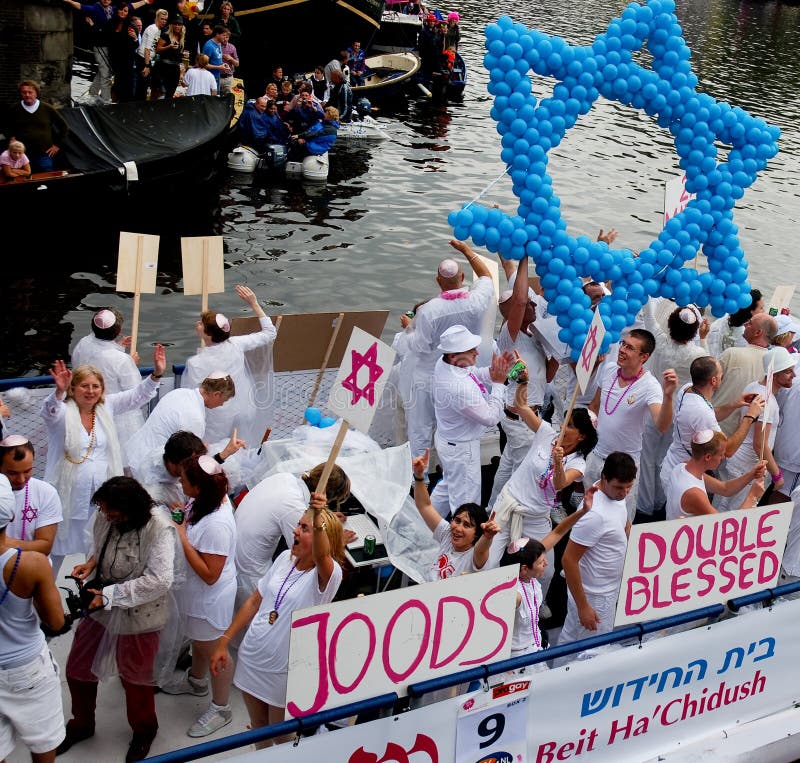 Jewish boat editorial photography. Image of event, amstel - 15499687