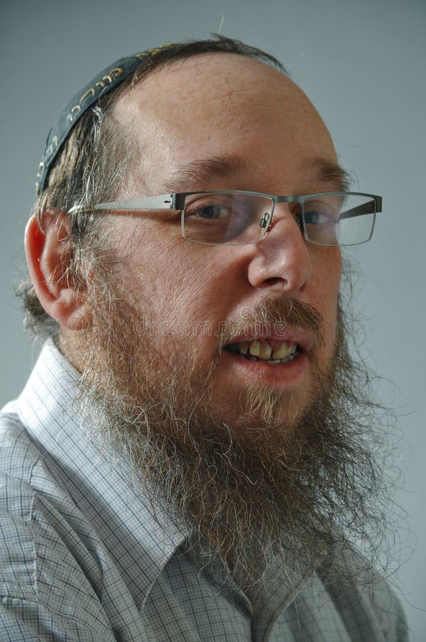 Jewish man portrait stock photo. Image of beard, jewish - 18509794