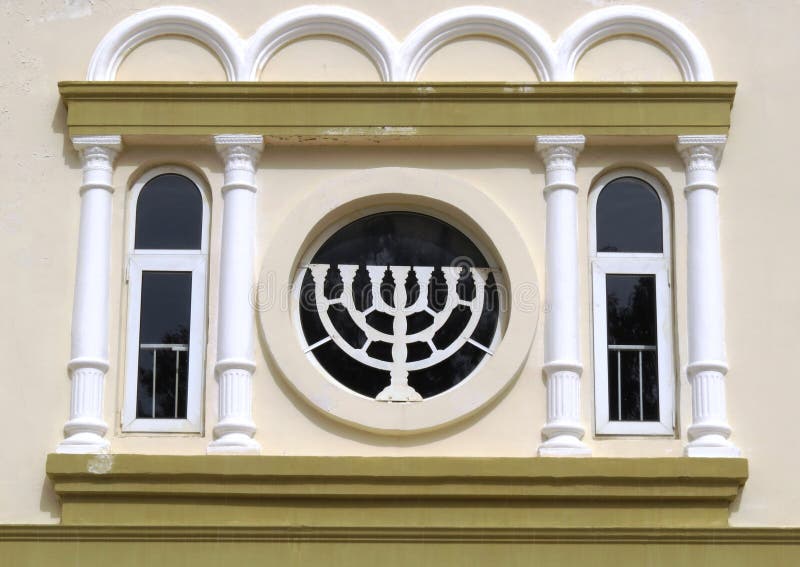 Jewish Menorah stock image. Image of menorah, synagogue - 72425705