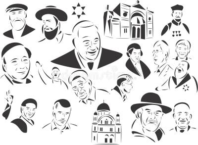 Jewish People Line Drawing Stock Illustrations – 370 Jewish People Line ...