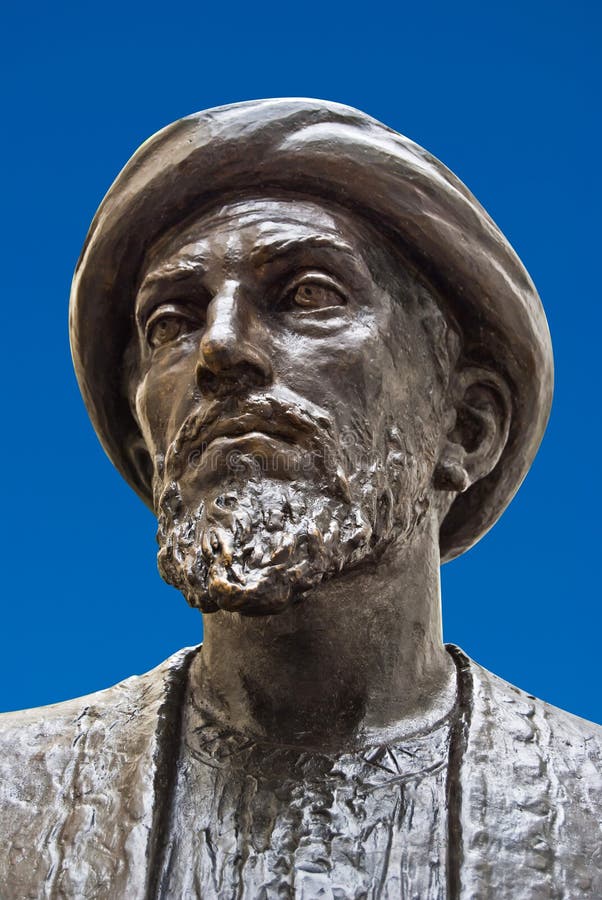 Statue of the Jewish Scholar Moses Maimonides, Rabbi Mosheh Ben Maimon ...