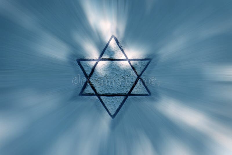 Jewish star stock photo. Image of blue, symbol, focus - 5563590