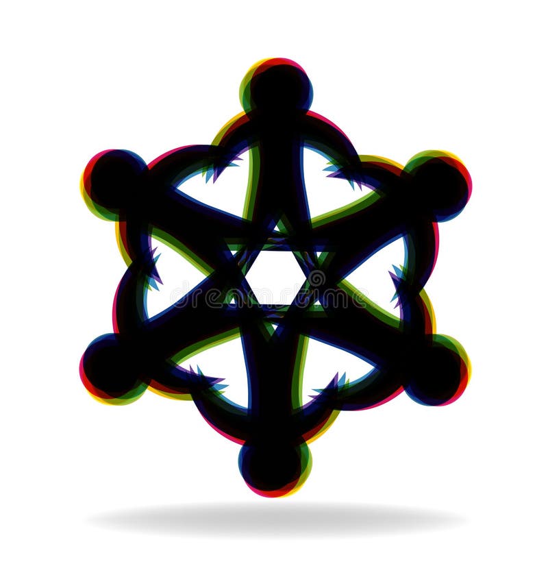 Jewish team people vector stock vector. Illustration of computer ...