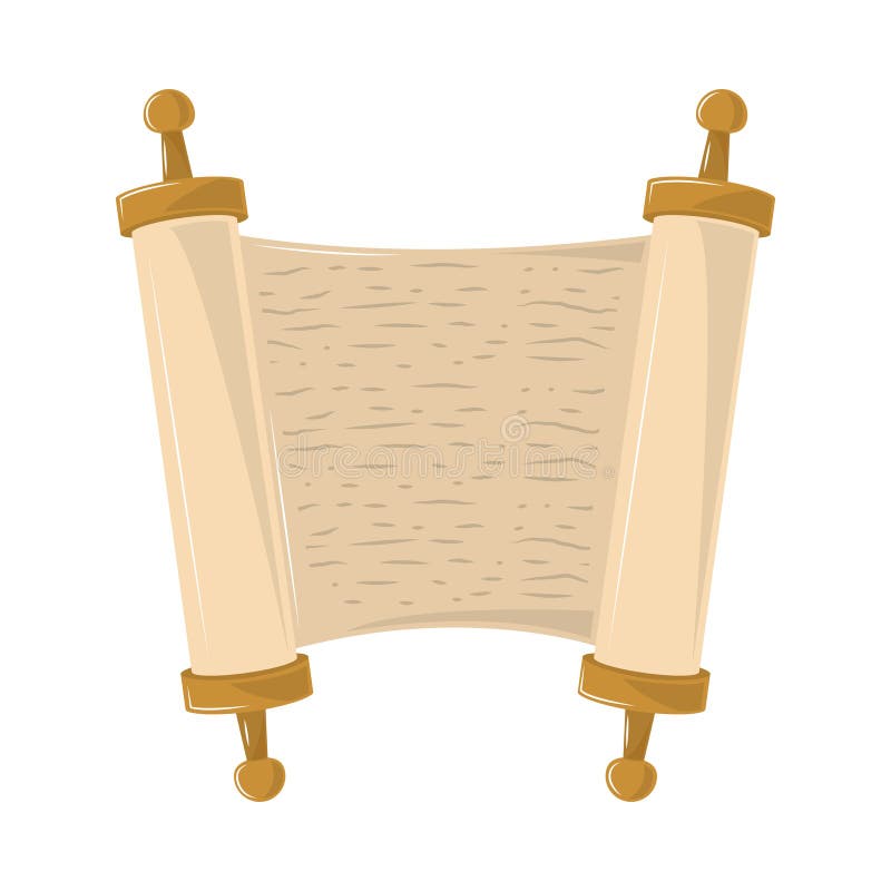 Torah scroll line icon stock vector. Illustration of sefer - 251706307