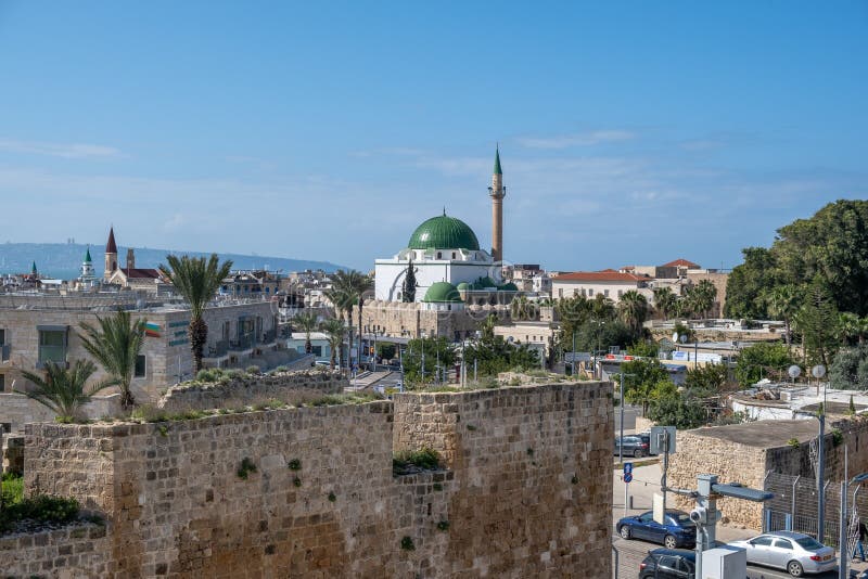 The Jezzar Pasha Mosque in Akko, Israel Editorial Image - Image of ...
