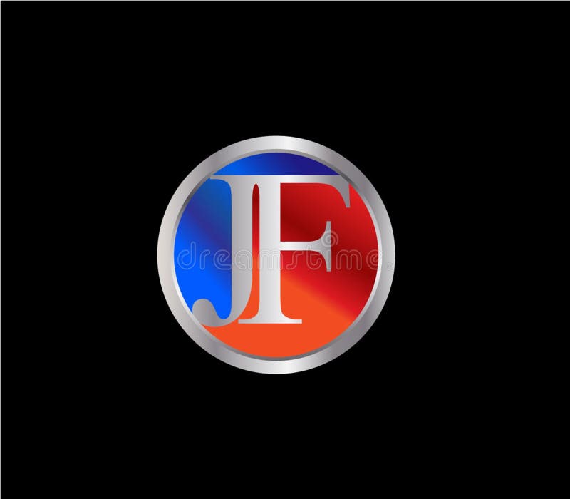 JF, J F Letter Logo Vector Design. Stock Vector - Illustration of ...