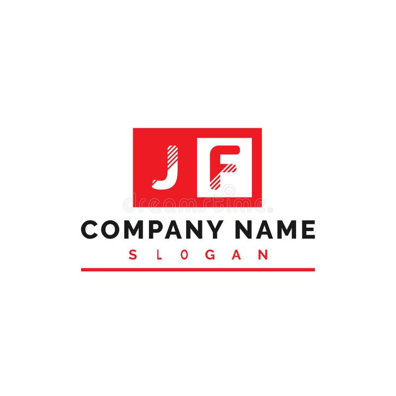 JF Letter Logo Design. JF Letter Logo Vector Illustration - Vector ...